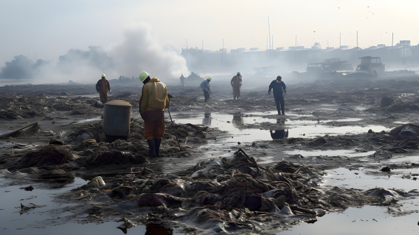 An environmental disaster - Impossible Images - Unique stock images for ...