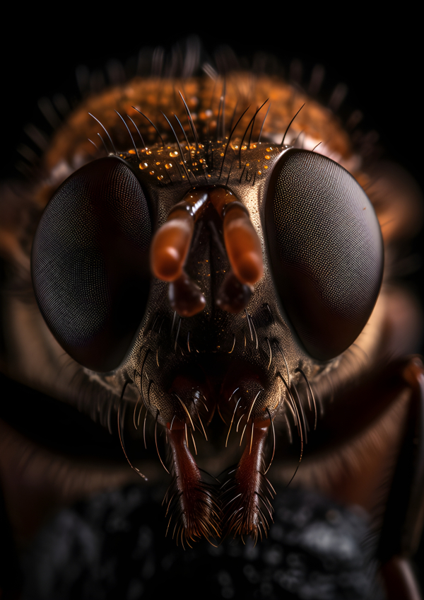A close up photo of a Fly - Impossible Images - Unique stock images for ...