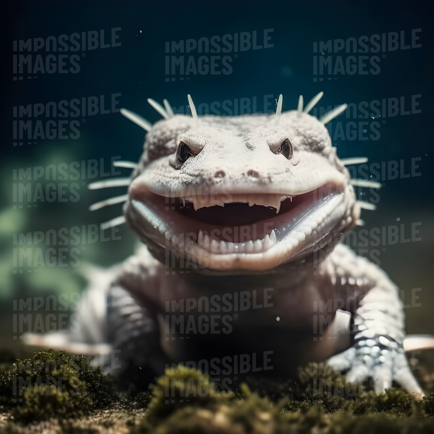 A really happy Axolotl - Impossible Images - Unique stock images for ...