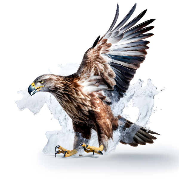 Frozen Eagle - Impossible Images - Unique stock images for commercial use.