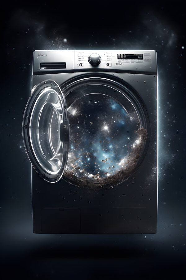 Washing Machine in Space - Impossible Images - Unique stock images for ...