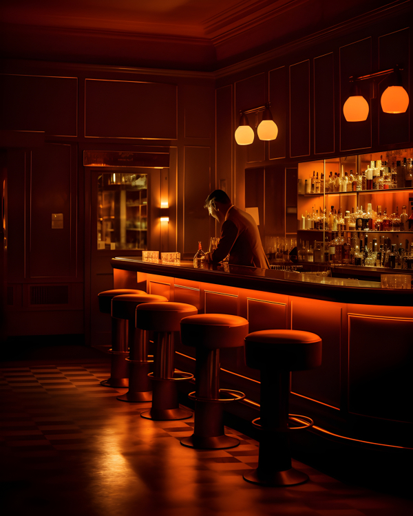 A classic American bar - Impossible Images - Unique stock images for ...