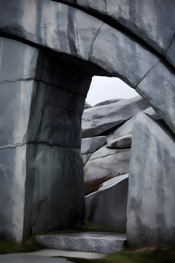 Stone entrance impossible architecture - Impossible Images - Unique ...