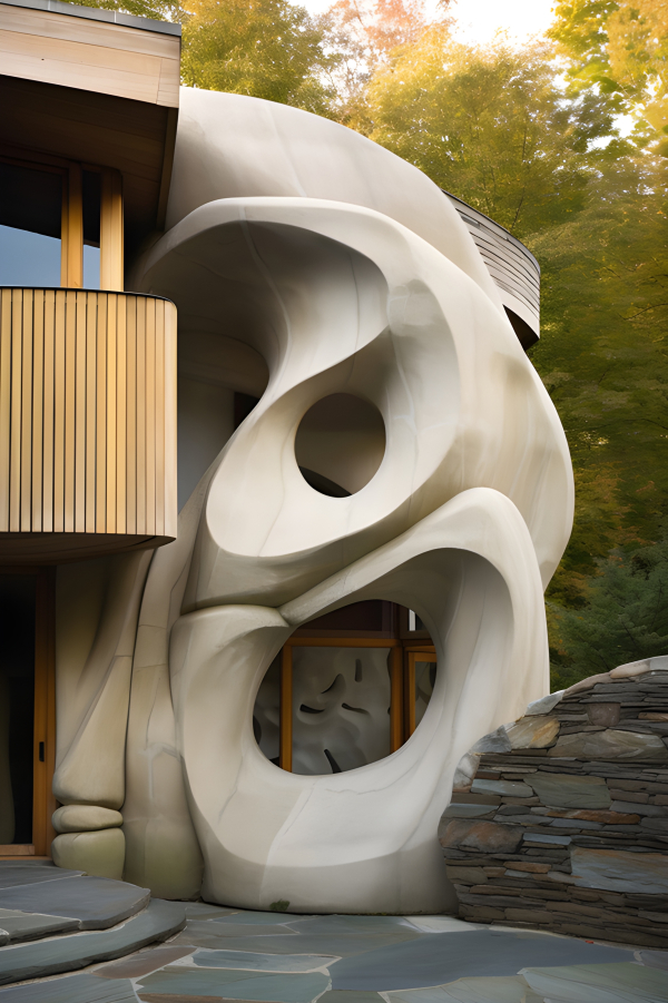 Organic stone architectural shapes - Impossible Images - Unique stock ...