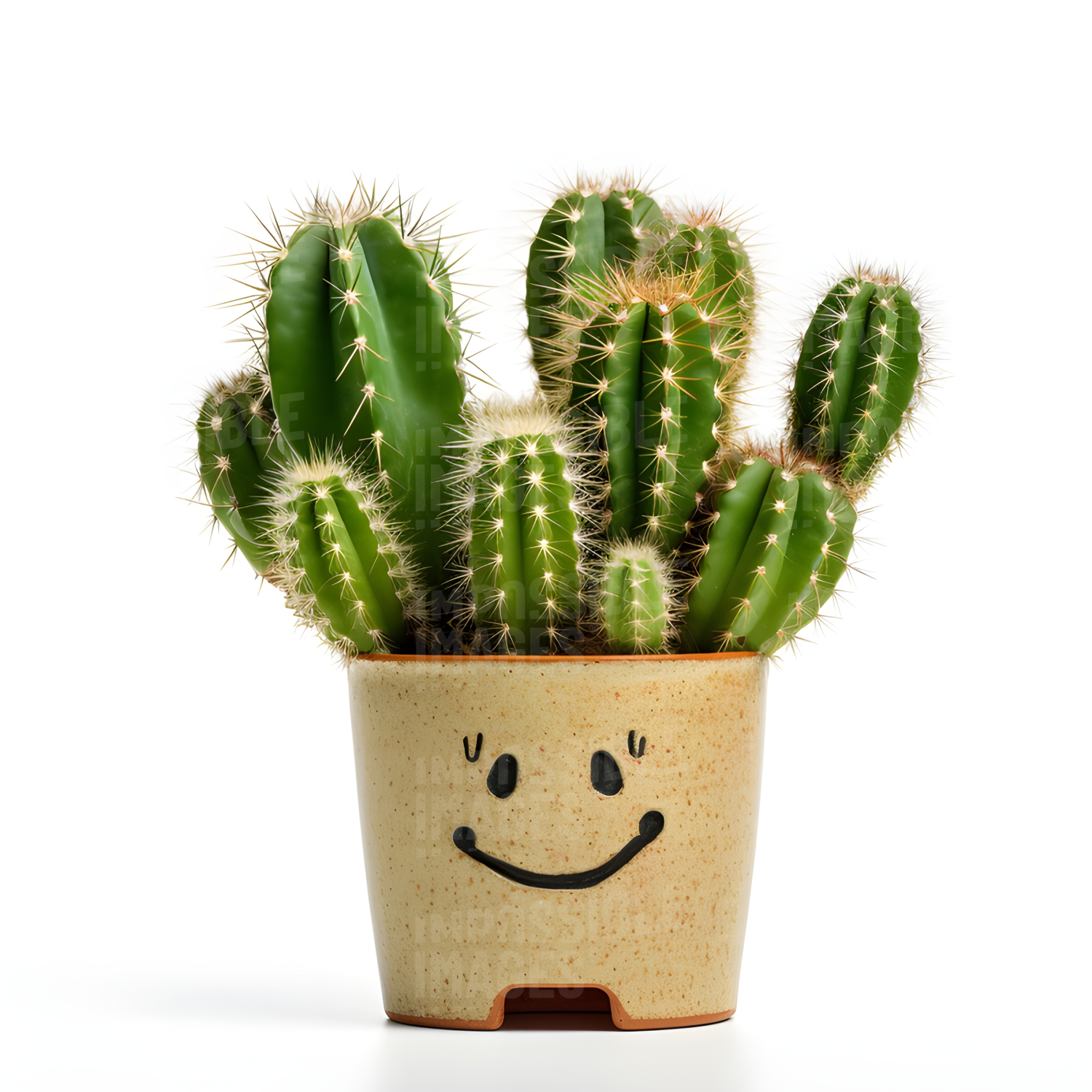 Happy cacti - Impossible Images - Unique stock images for commercial use.