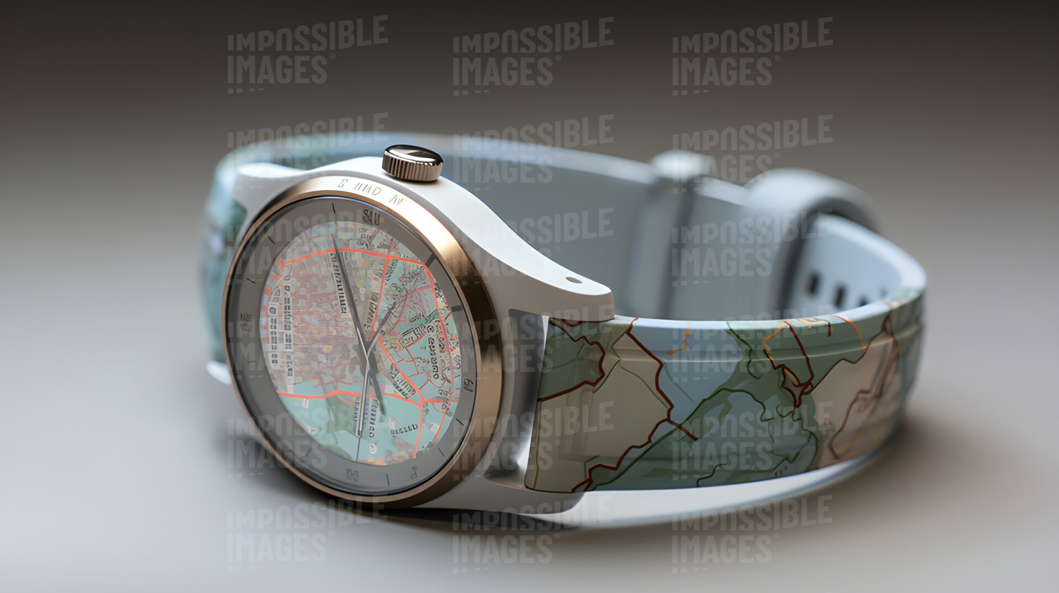 Map watch - Impossible Images - Unique stock images for commercial use.