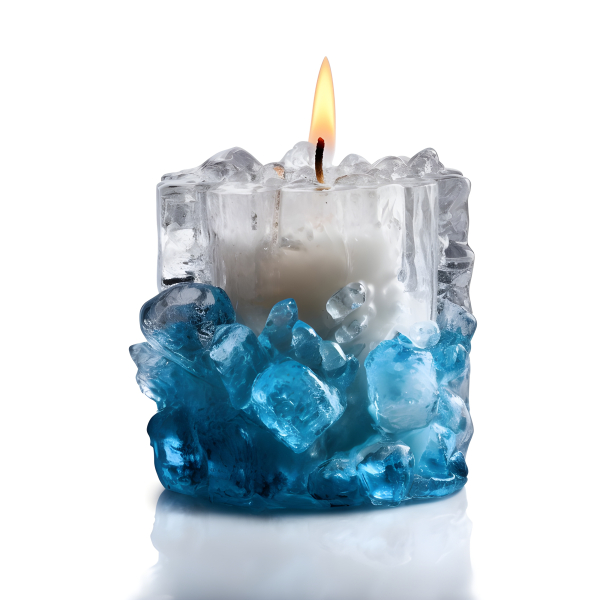 Candle made from ice - Impossible Images - Unique stock images for ...