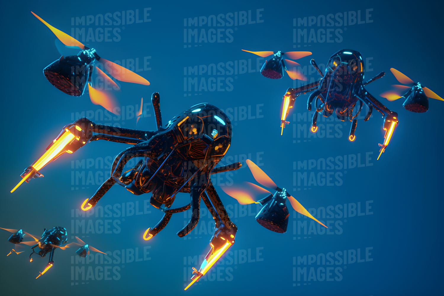 Robot drone bees - Impossible Images - Unique stock images for ...