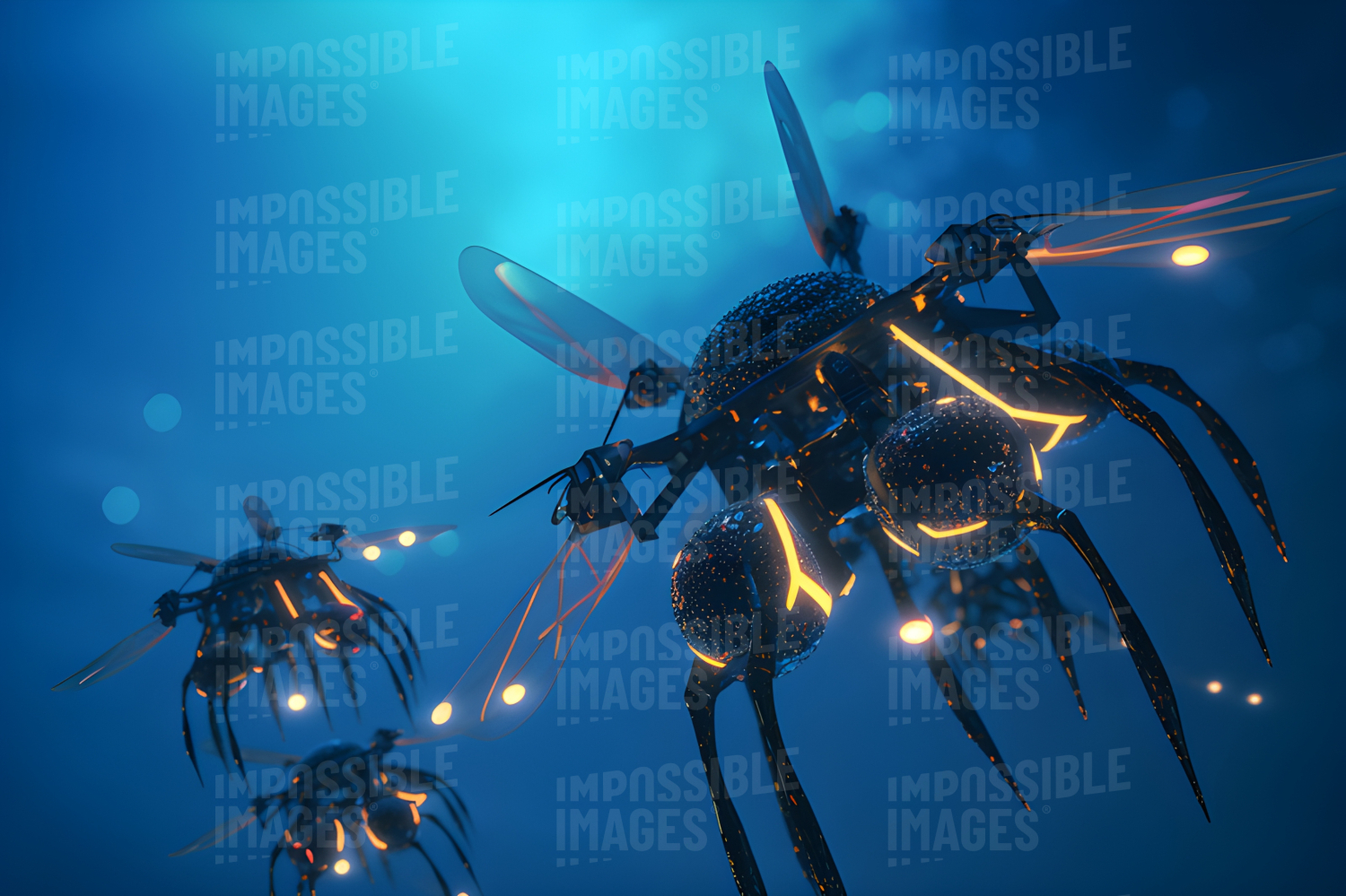 Robot drone bees - Impossible Images - Unique stock images for ...