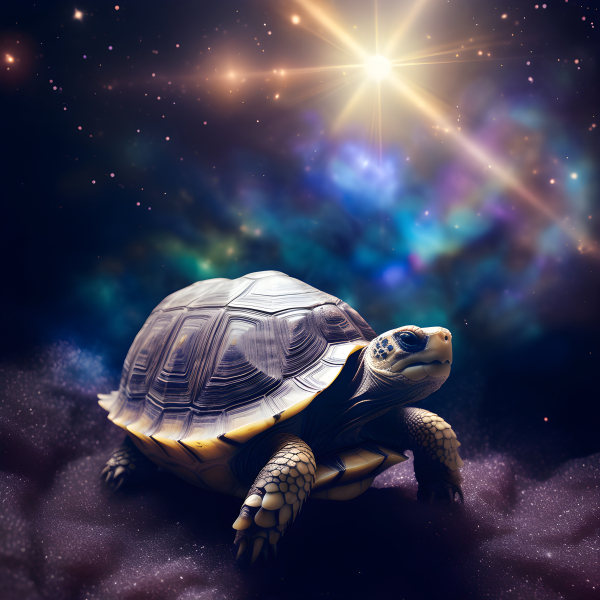 A tortoise in deep space - Impossible Images - Unique stock images for ...