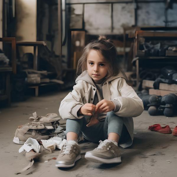 A child working in a shoe factory - Impossible Images - Unique stock ...