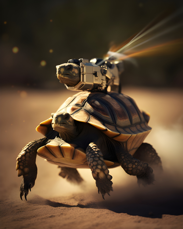Rocket tortoise - Impossible Images - Unique stock images for ...