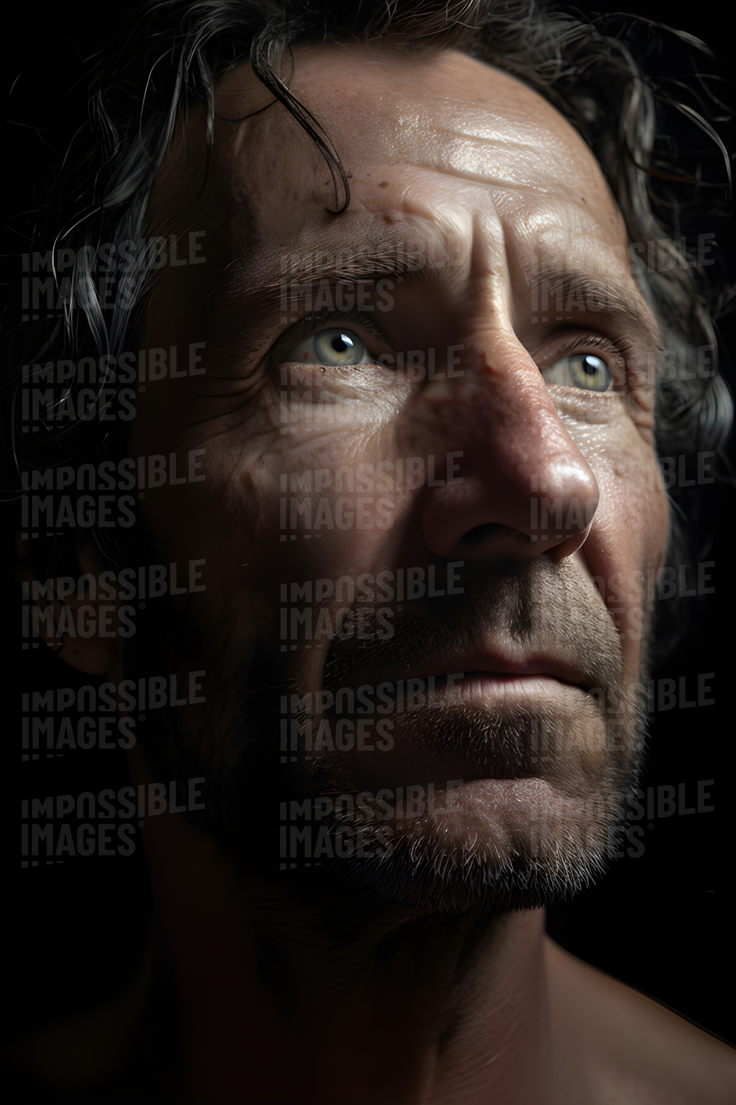 Middle aged man portrait - Impossible Images - Unique stock images for ...