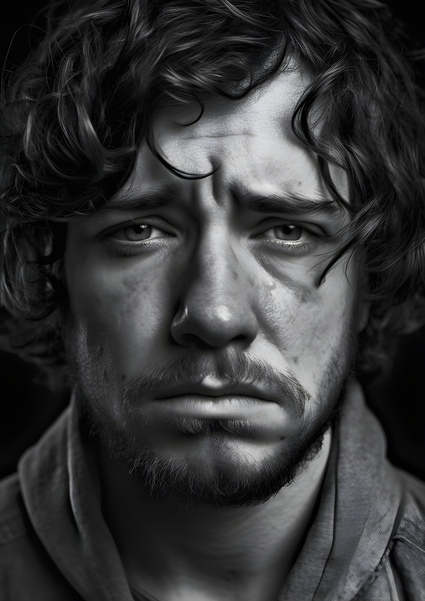 A sad looking man - Impossible Images - Unique stock images for ...