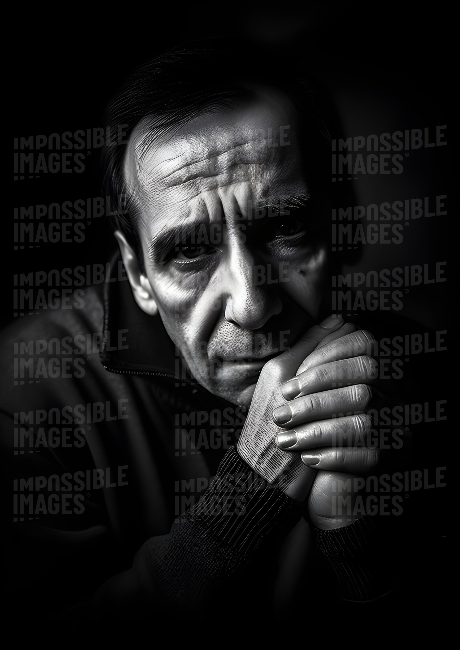 A man looking distraught - Impossible Images - Unique stock images for ...