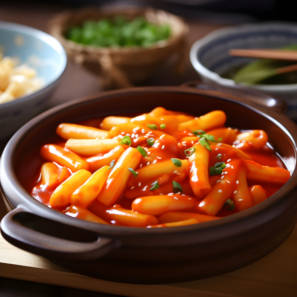 Tteokbokki in a stone dish - Impossible Images - Unique stock images ...
