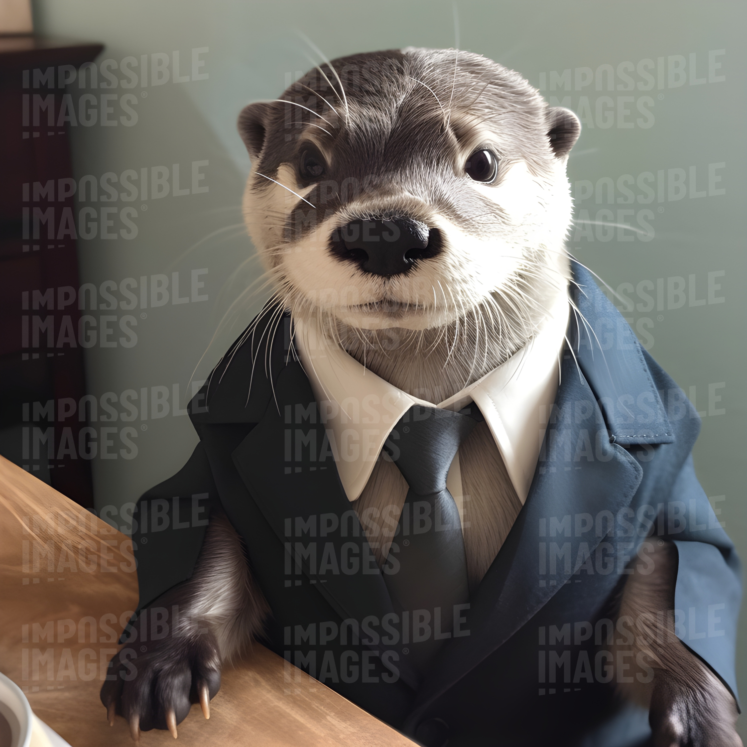 A confident otter ready to do business - Impossible Images - Unique ...