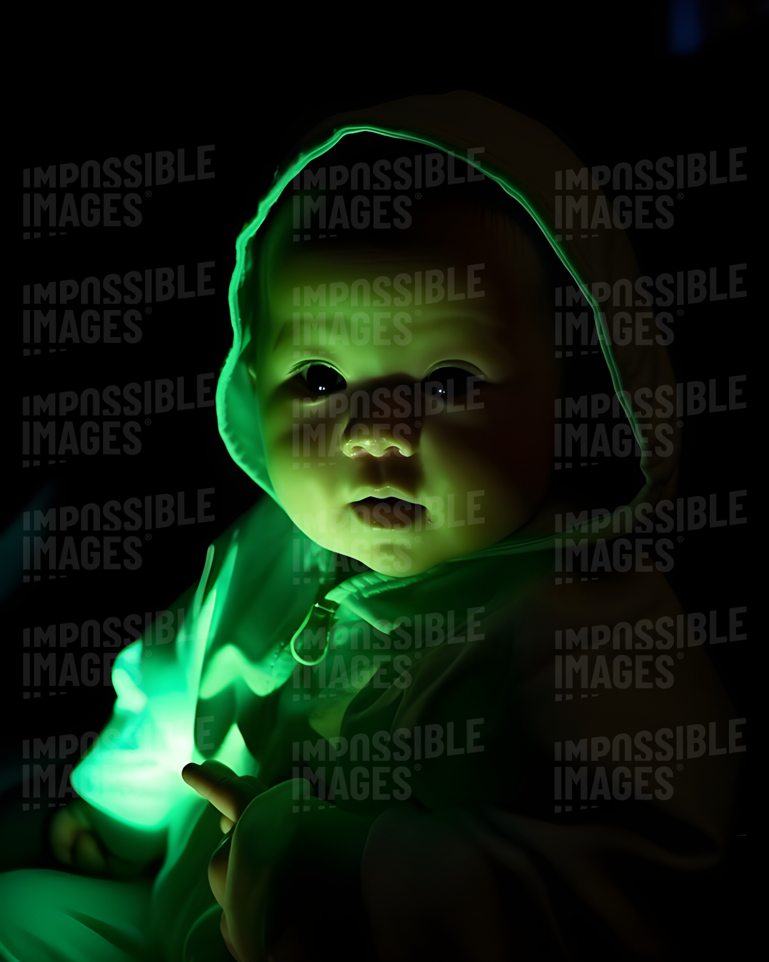 A glow-in-the-dark Baby - Impossible Images - Unique stock images for ...