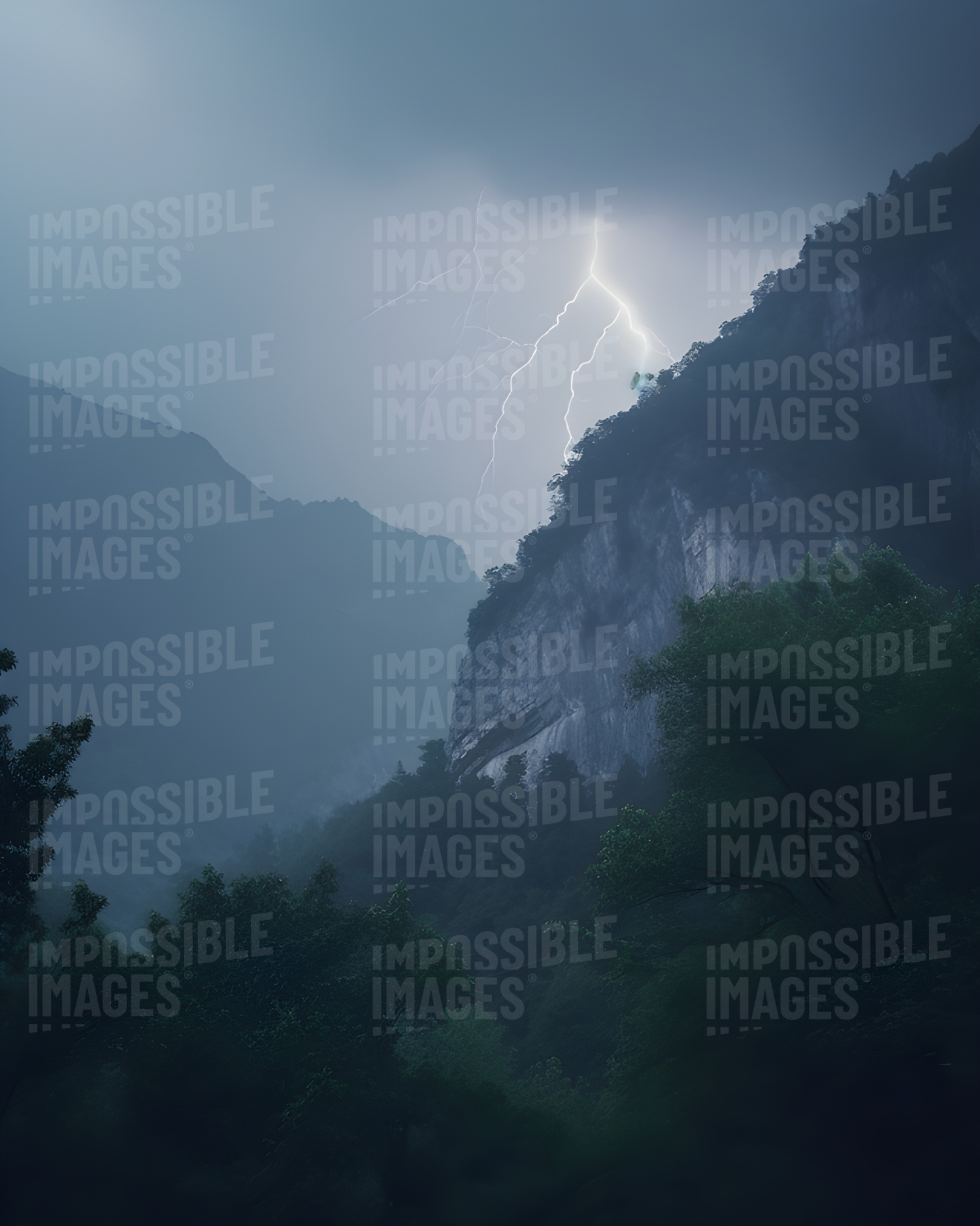 Lightning in the distance - Impossible Images - Unique stock images for ...