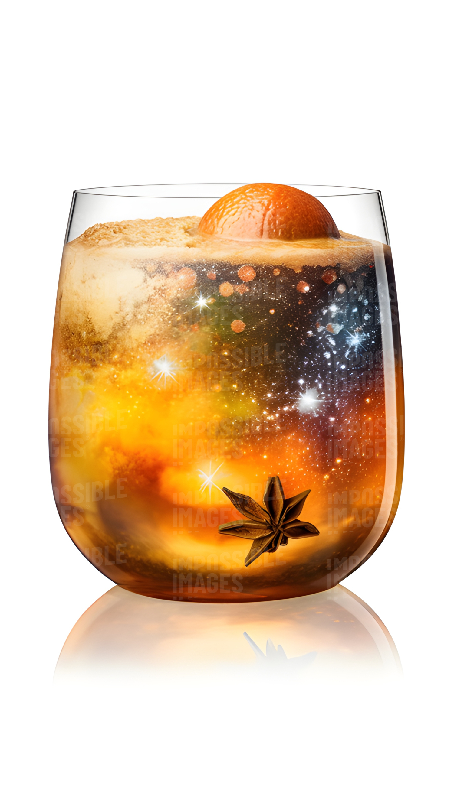 Unusual space-inspired cocktail - Impossible Images - Unique stock ...