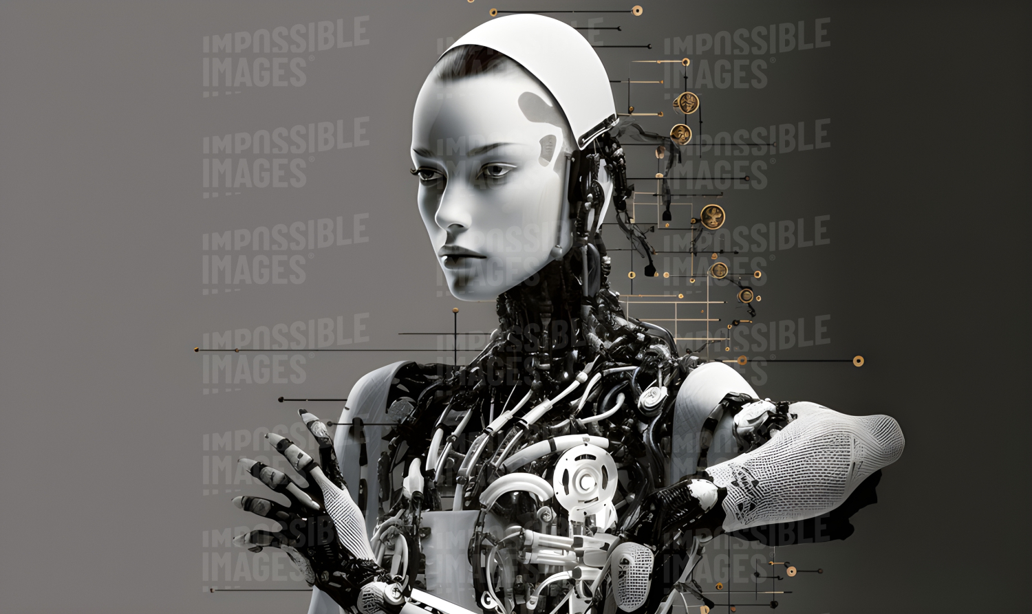Robot Fashion - Impossible Images - Unique stock images for commercial use.