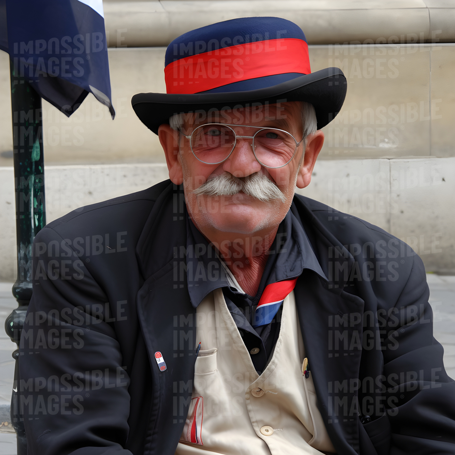 A French man portrait - Impossible Images - Unique stock images for ...