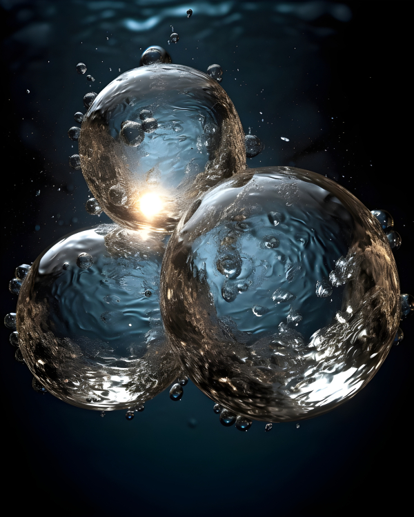 Three spheres of water - Impossible Images - Unique stock images for ...