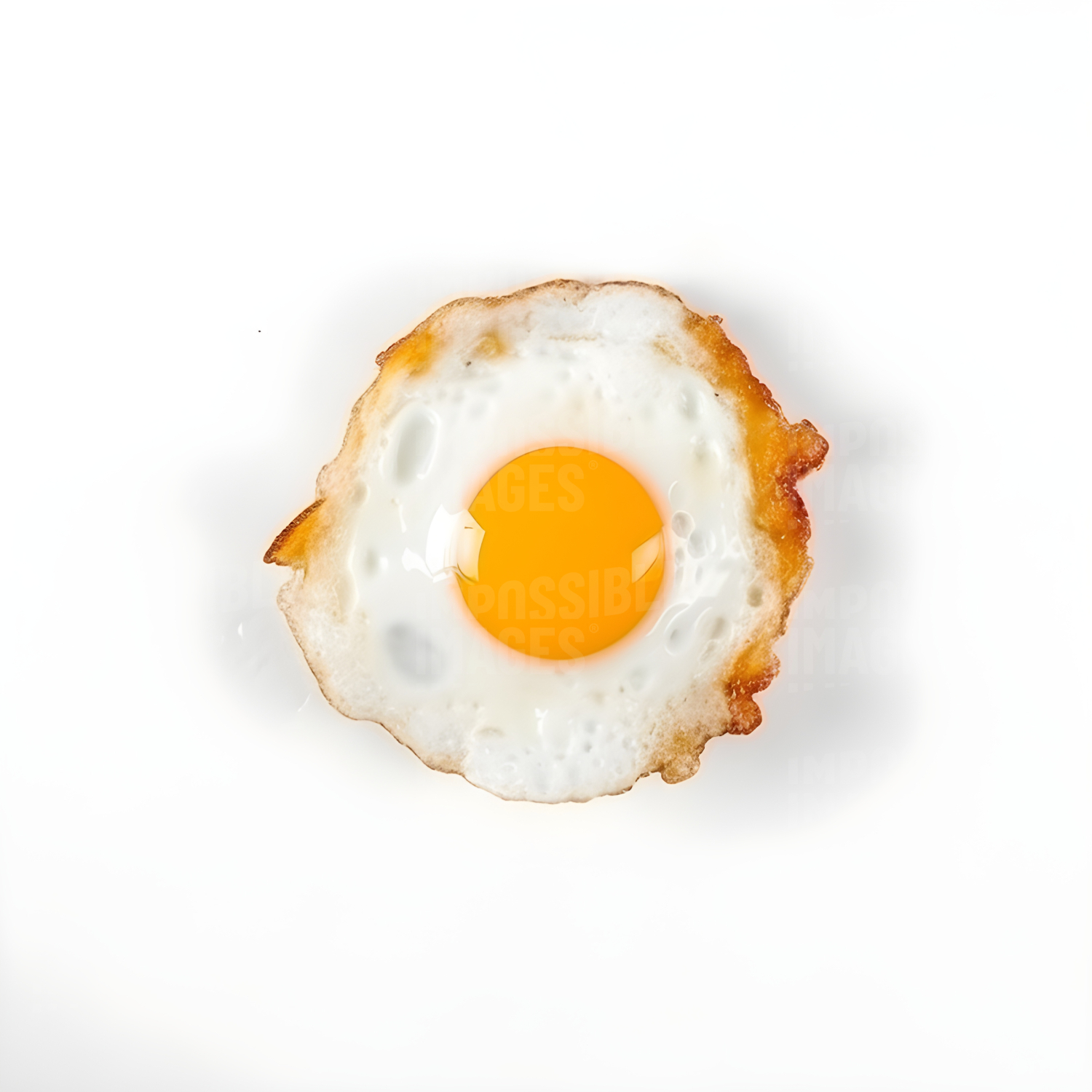A fried egg with crispy edges - Impossible Images - Unique stock images ...