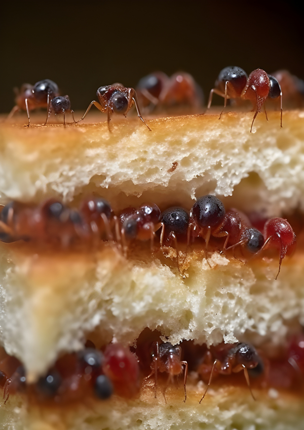 Ant Sandwich - Impossible Images - Unique stock images for commercial use.