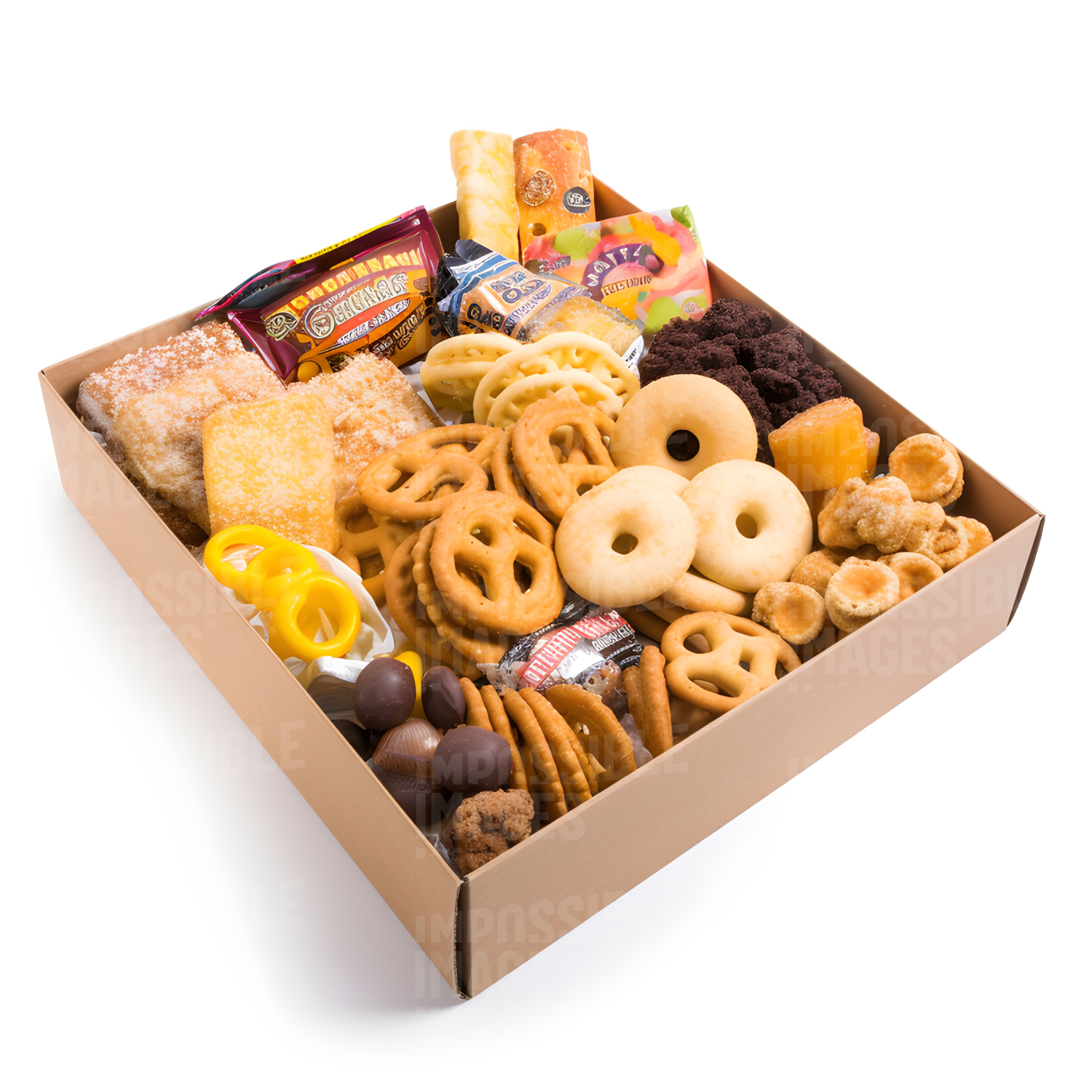 A box of biscuits shot on a white background - Impossible Images ...