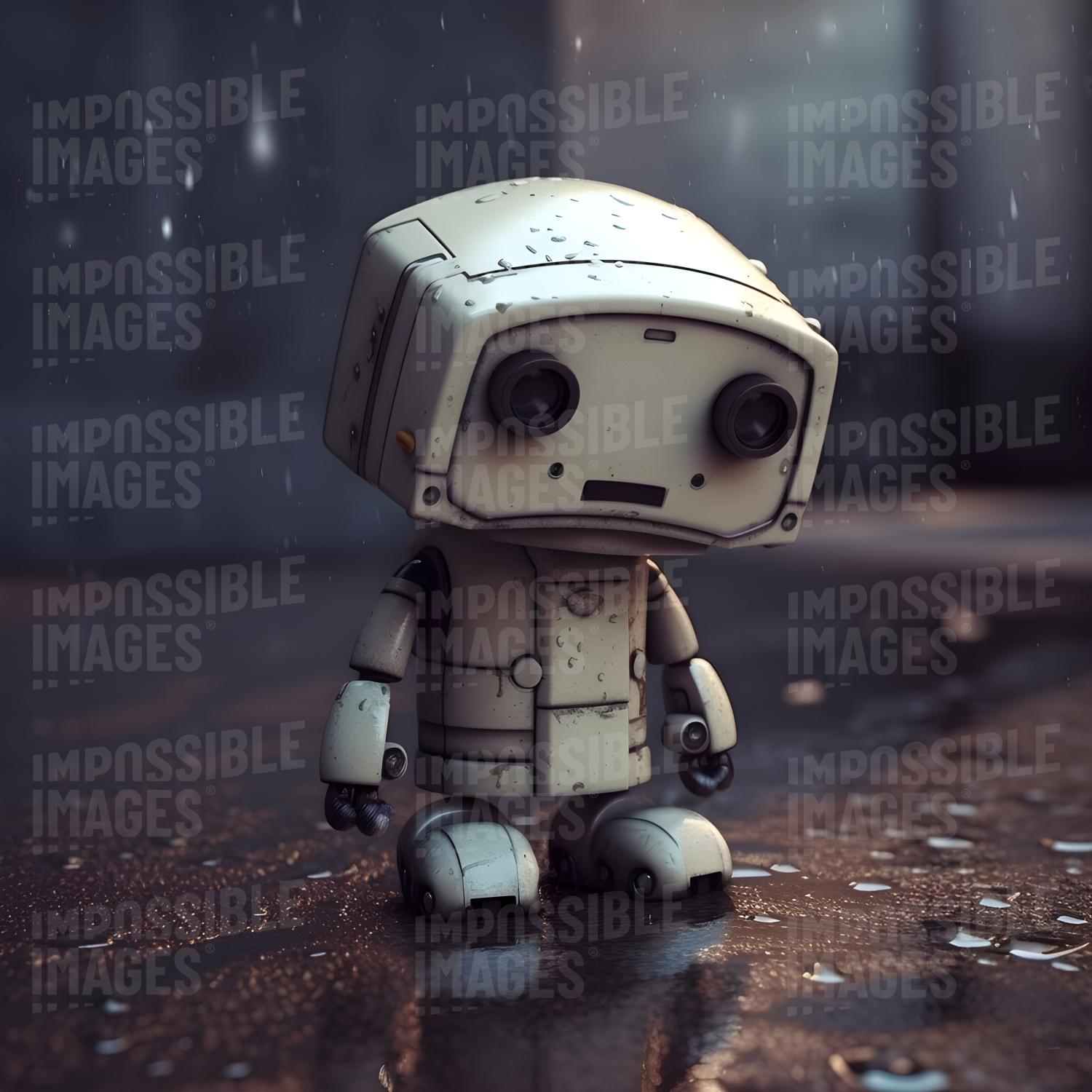 A sad little robot - Impossible Images - Unique stock images for ...