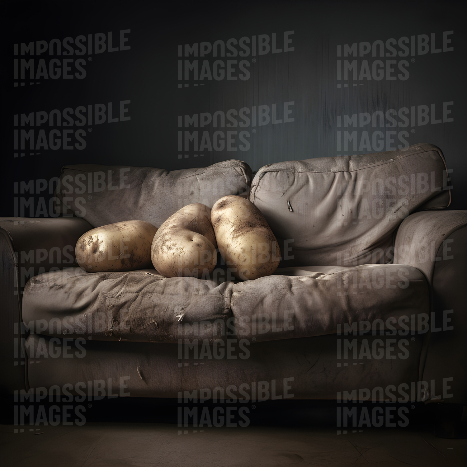 Couch potatoes - Impossible Images - Unique stock images for commercial ...