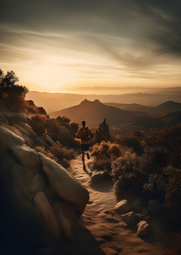 Running at Sunset - Impossible Images - Unique stock images for ...