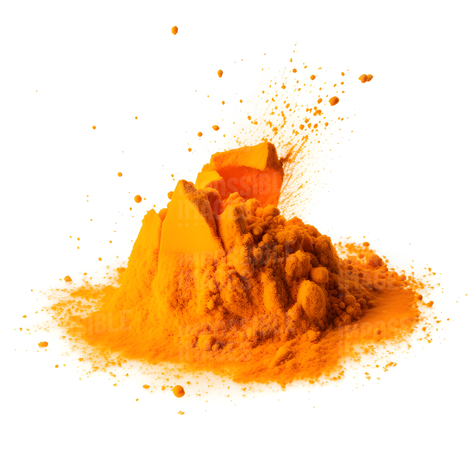 A pile of orange powder - Impossible Images - Unique stock images for ...